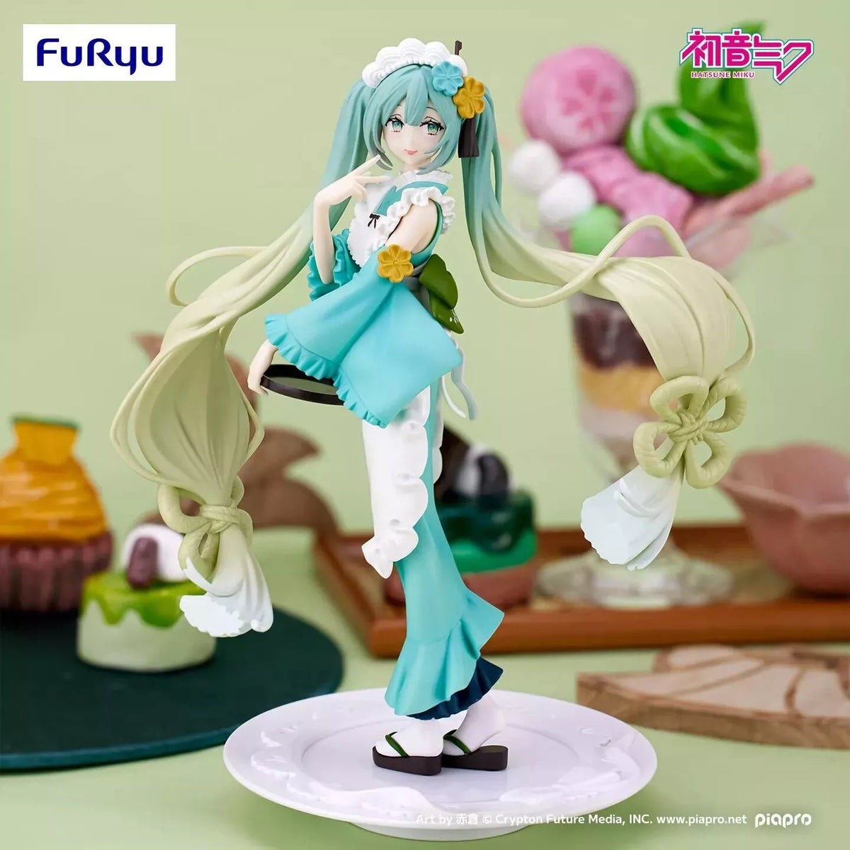 Hatsune Miku: Exceed Creative Statue - Sweet Sweets - Matcha Green Tea ...